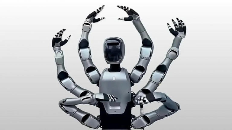 The World’s First Six-Armed Humanoid Robot Marks a Breakthrough in AI ...
